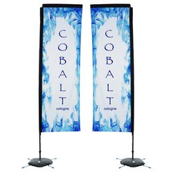 Indoor Rectangular Sail Sign - 10' - Two Sided C133344-10-IN-2 ...