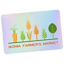 Holographic Sticker - Rectangle - 3" x 4" C168663-RE-34 : 4imprint.ca